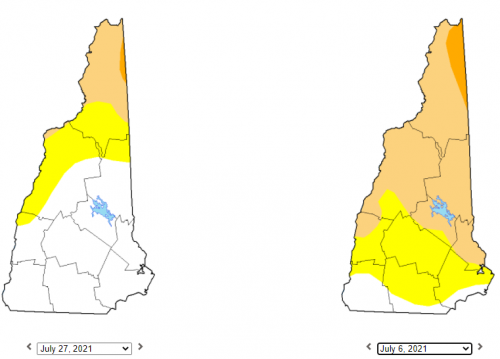 2021 Current Drought Updates & Map | Waterville Valley NH